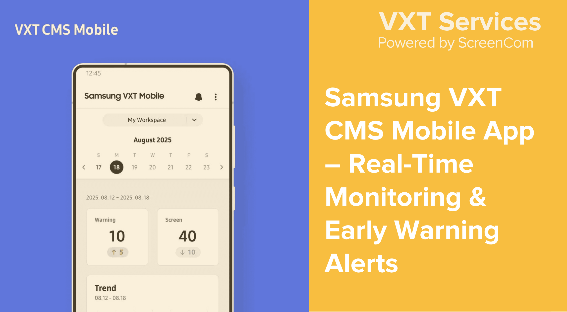 Power Your Business Displays with Samsung VXT | VXT Services